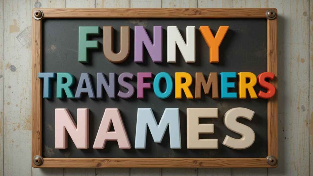 199+ Funny & Creative Transformer Names - namesbroad.com
